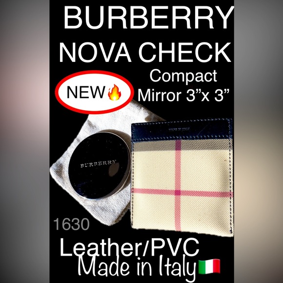 Burberry | Accessories | Newburberry Nova Check Mirror Compact ...